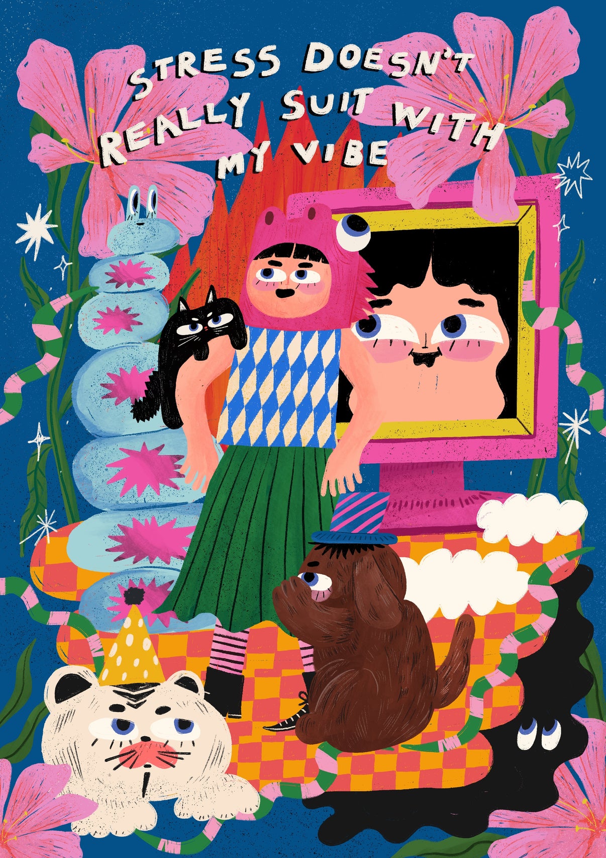 Stress Poster – HALOBALÉ